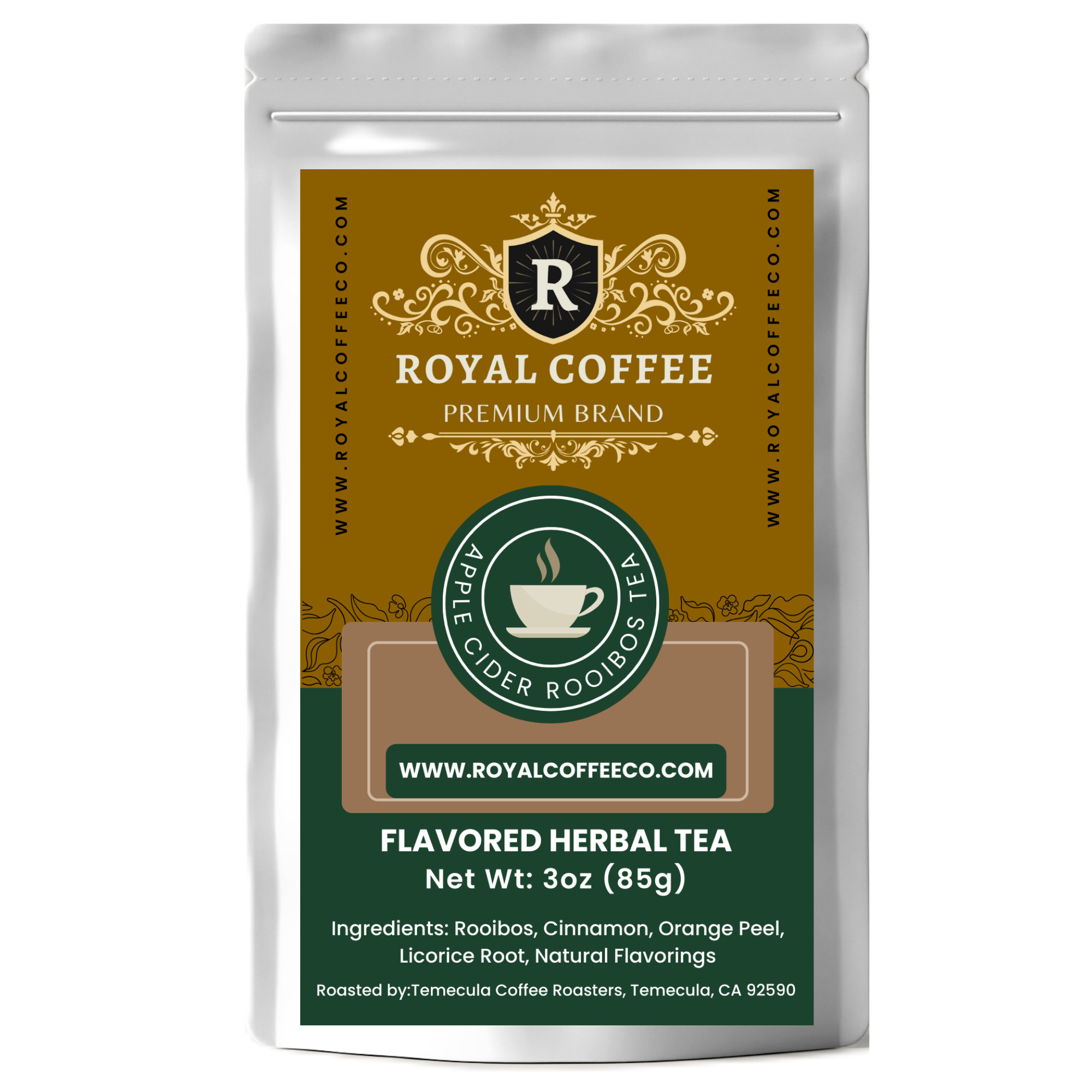 ROYAL Apple Cider Rooibos Caffeine Free Tea, - Walmart.com