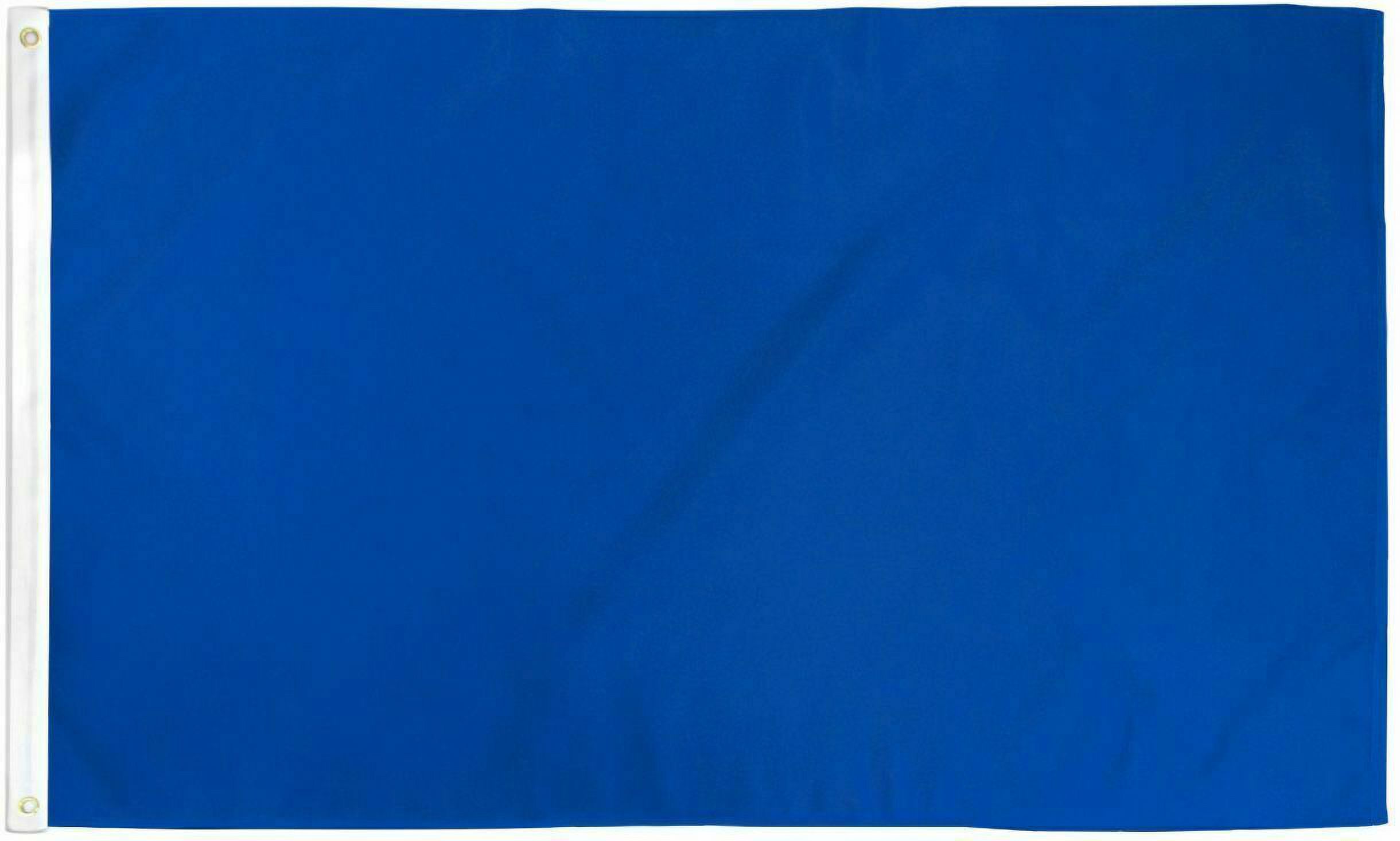ROYAL BLUE Solid Color Flag 2X3ft Blank Flag PRINTED NYLON FADE ...