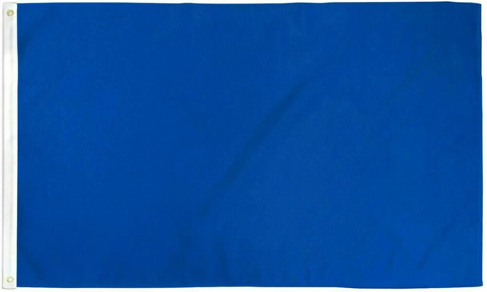 ROYAL BLUE Solid Color Flag 3x5ft Blank Flag SUPER POLYESTER 100D FADE ...