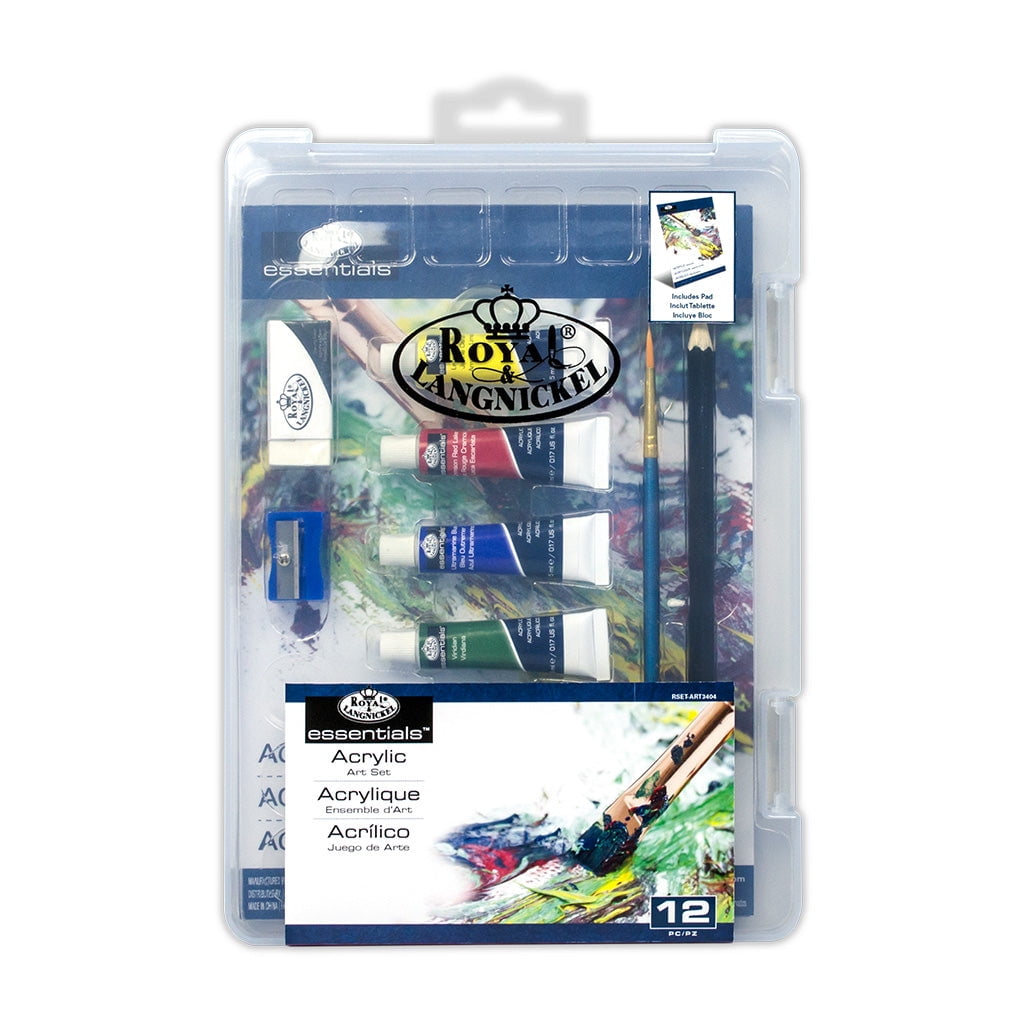 essentials(TM) Clearview Mini Art Set-Acrylic 12pc - Walmart.com