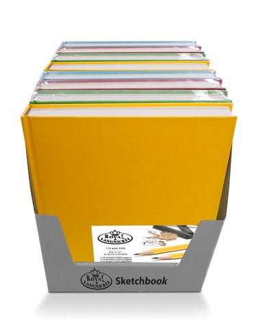 ROYAL HARDBOUND FASHION 8.5X11 SKETCHBOOK 8 PIECE PDQ - Walmart.com