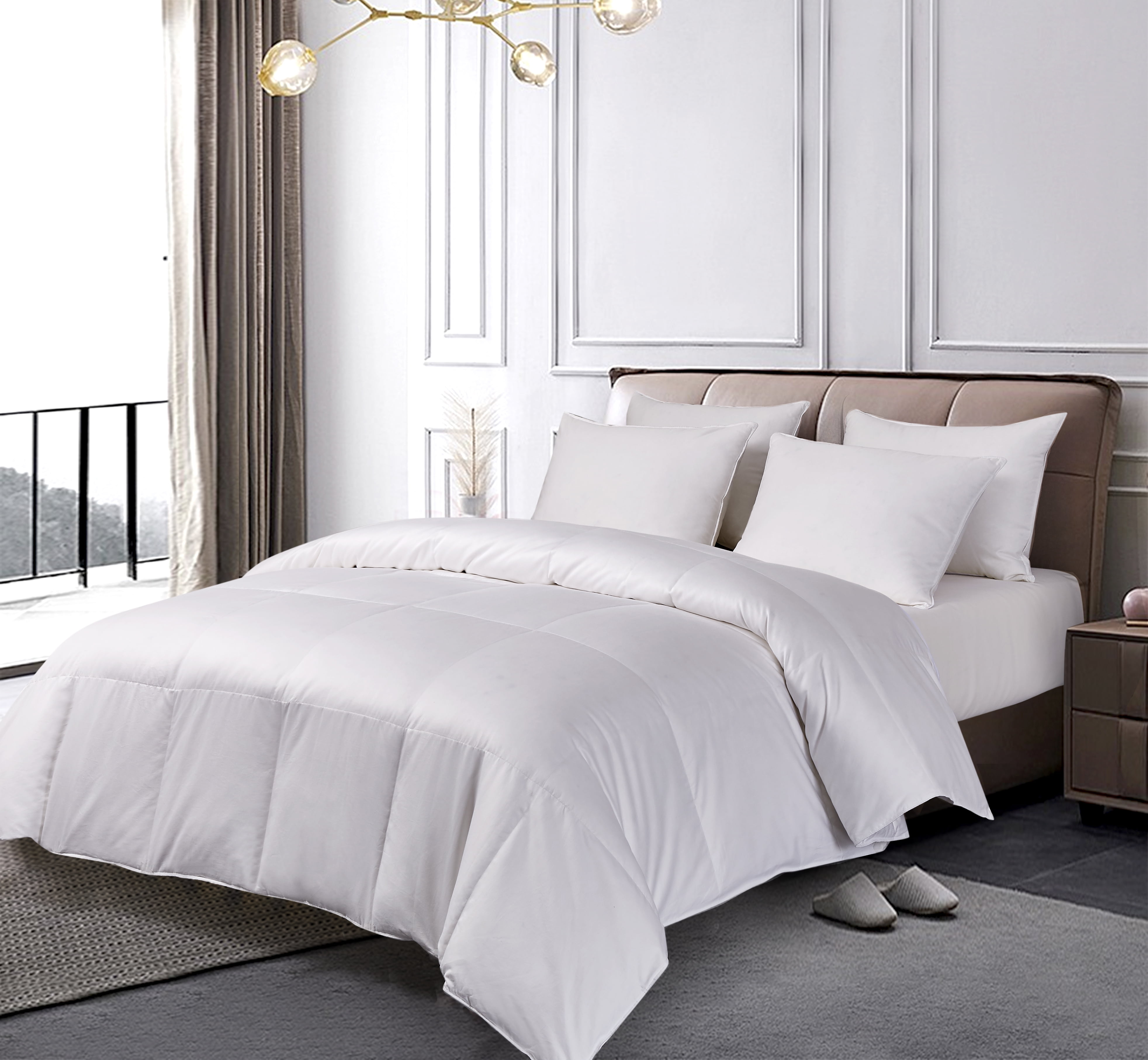 ROYAL LUXE / European White Goose Down Comforter - Twin - Walmart.com