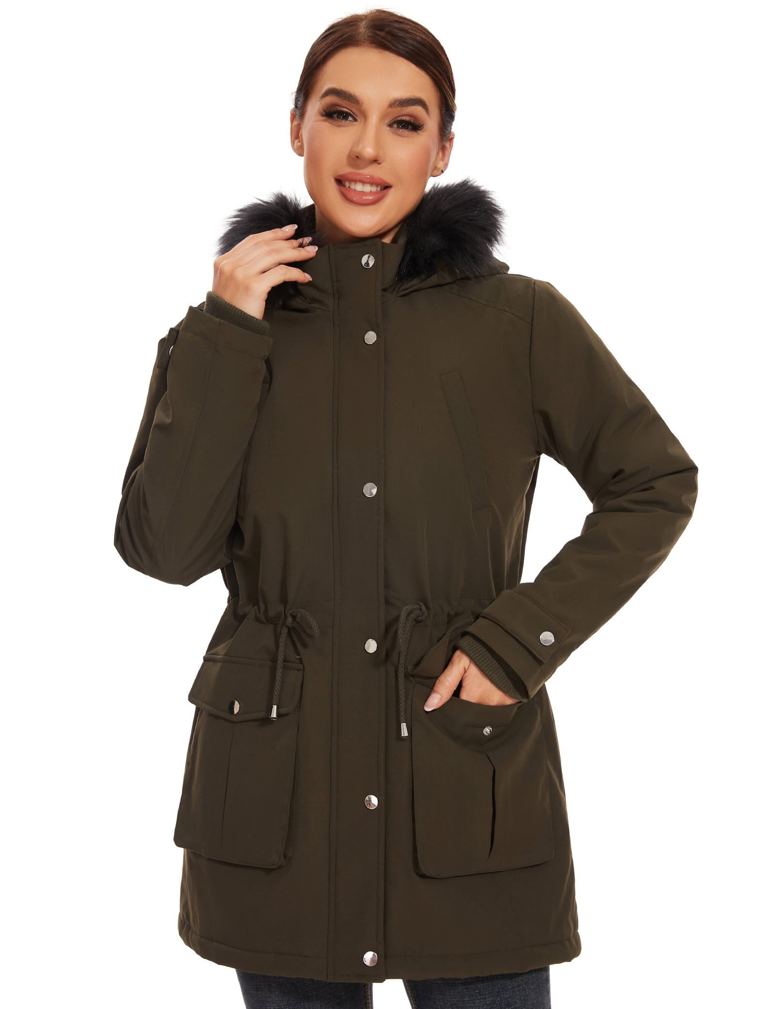 Men's Down Parka Royal Matrix Men's Winter Parka Jacket - Hooded Down ...