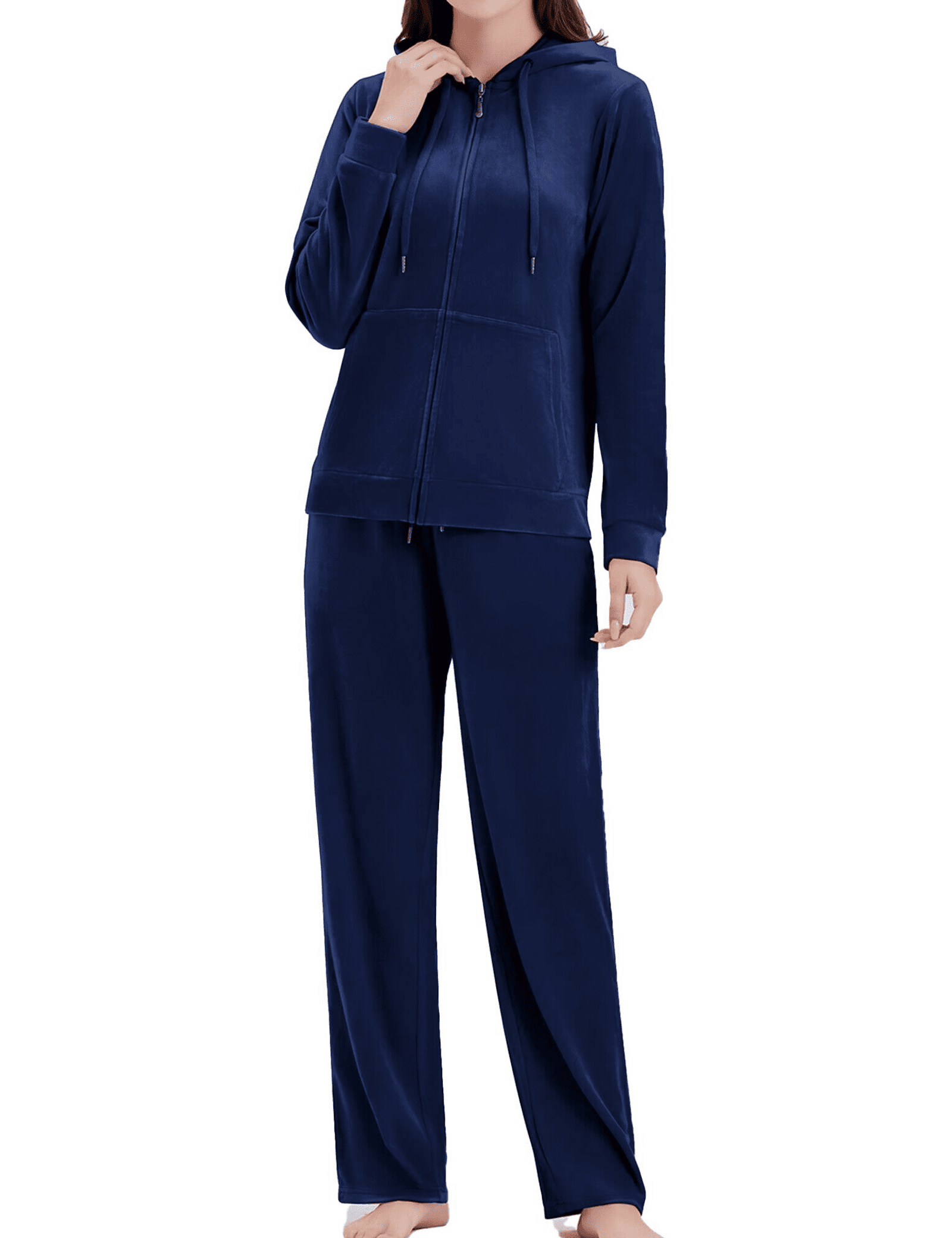 ROYAL MATRIX Women's Velour Sweatsuit - 2 Piece Velvet Jogging Leisure ...
