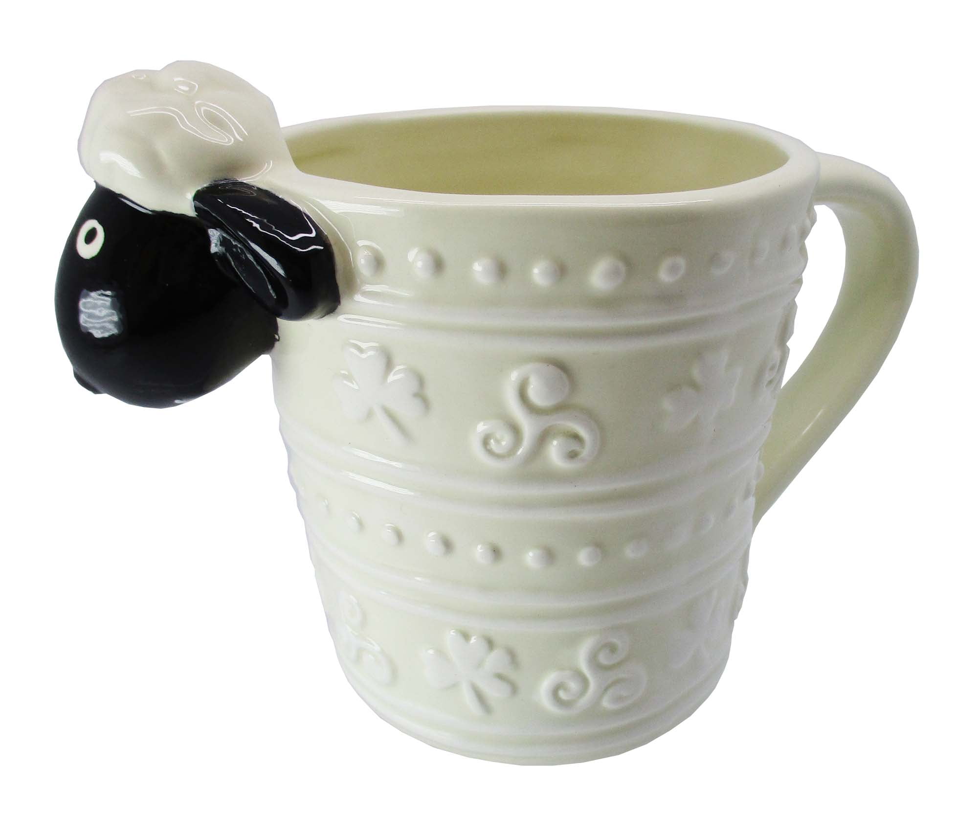 ROYAL TARA Irish Cup Woolly Ware Sheep Coffee Mug Hand-Painted 380ml ...