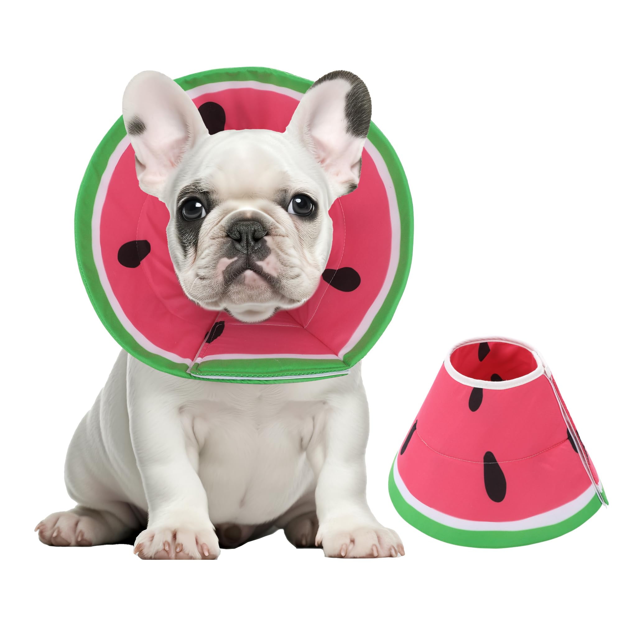 ROYALAY Soft Dog Cone for Dogs, Watermelon Dog Donut Collar After ...