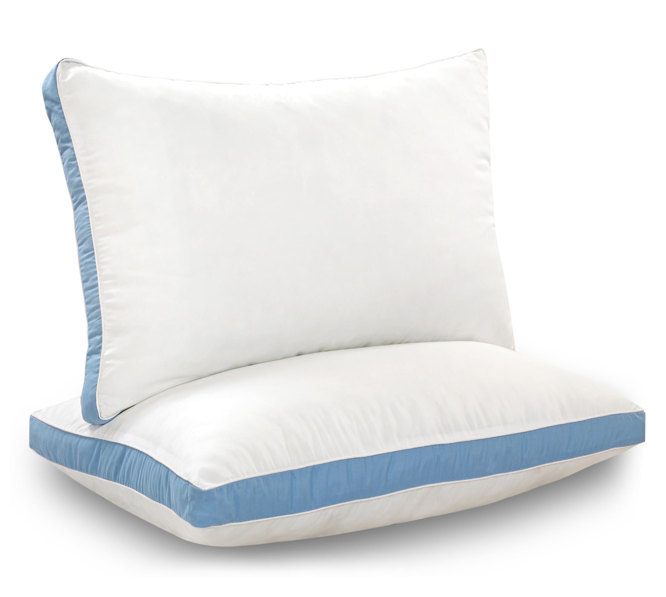 ROYALE LINEN Pillows Queen Size Set of 2 -Bed Pillows for Sleeping ...