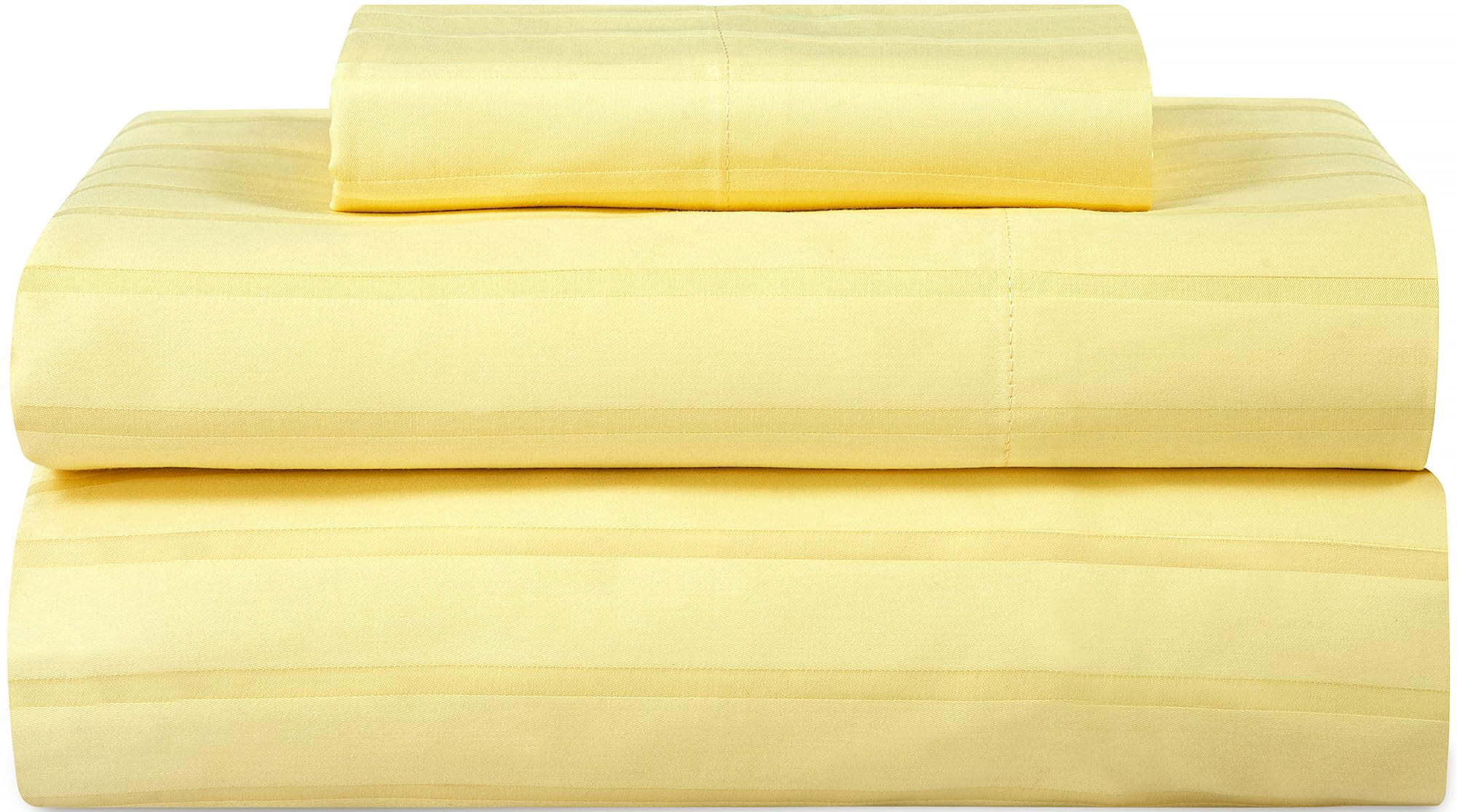 ROYALE LINENS 300 Thread Count 100% Long Staple Combed Cotton Striped ...