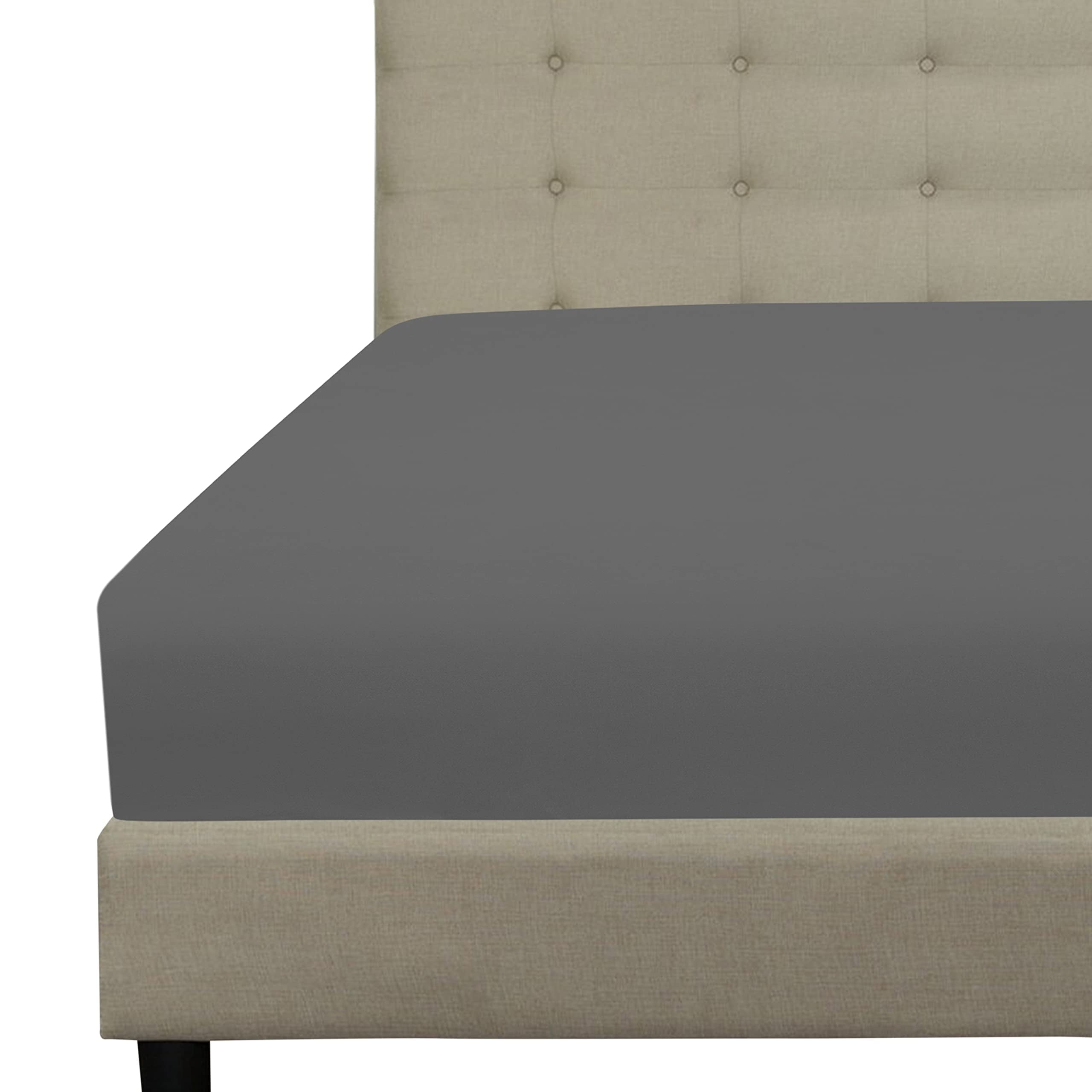 ROYALE LINENS Fitted Sheet Twin XL -Brushed Hotel Quality 1800 Ultra ...