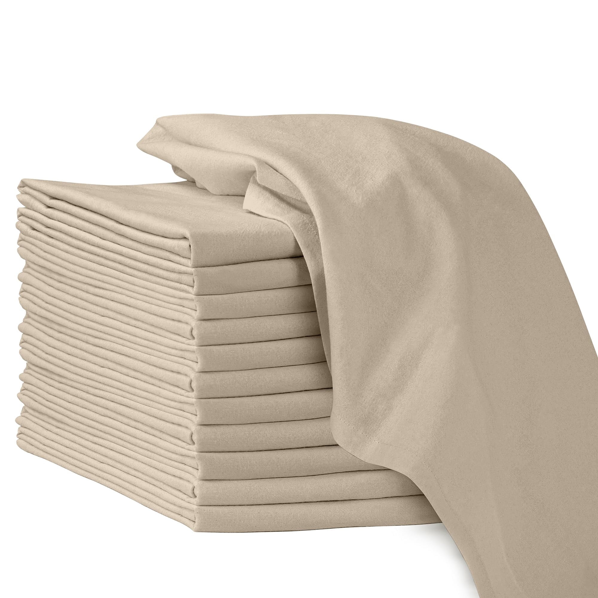 ROYALE LINENS Flour Sack Dish Towels - Kitchen Towel - Super Absorbent ...