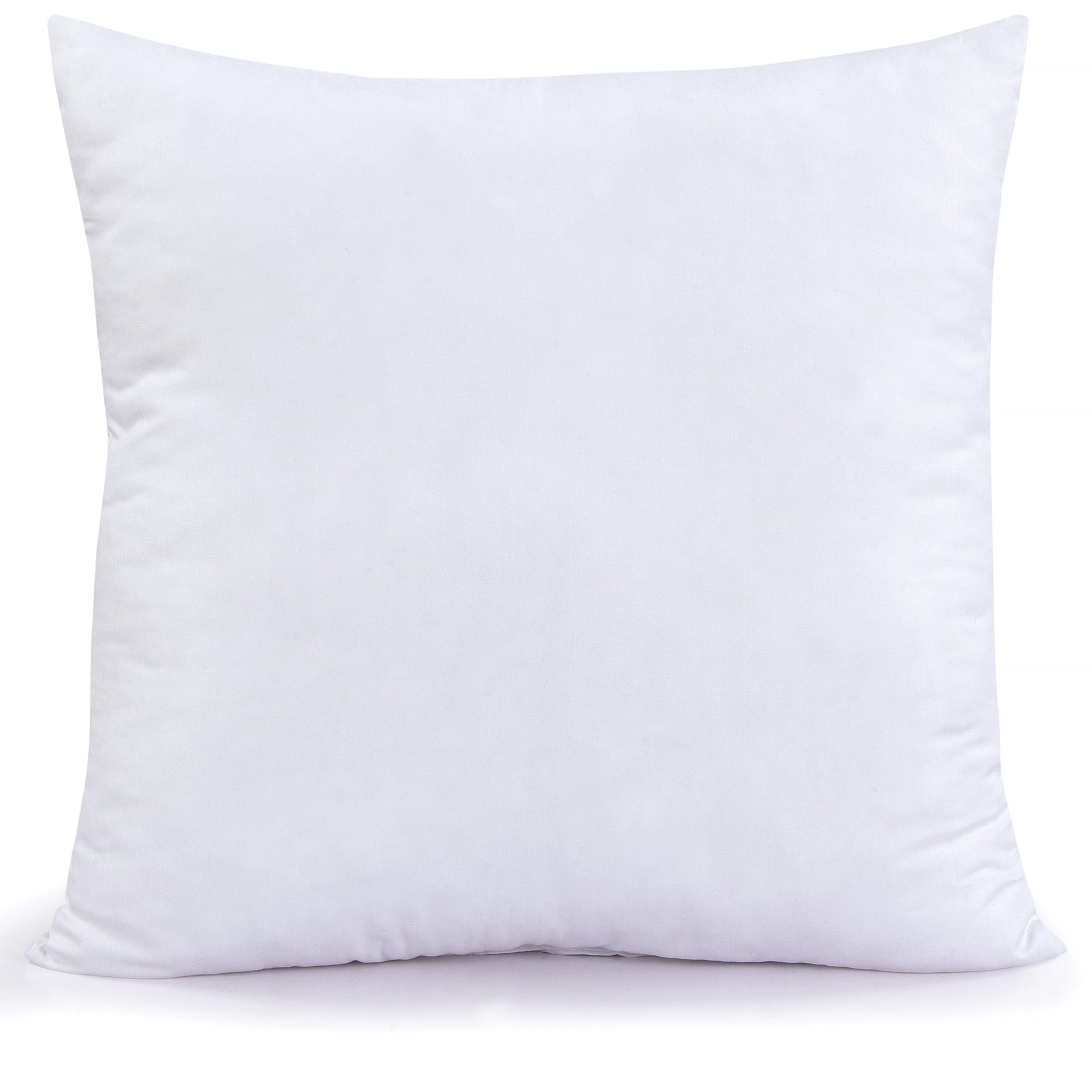 ROYALE LINENS Throw Pillow Insert - Square Pillow - Bed & Couch Pillow ...