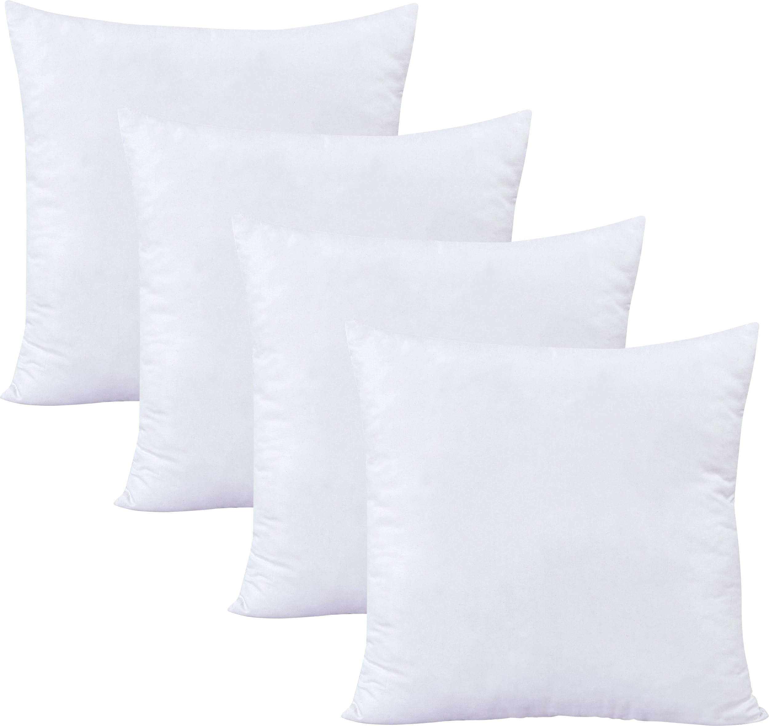 ROYALE LINENS Throw Pillow Insert - Square Pillow - Bed & Couch Pillow ...