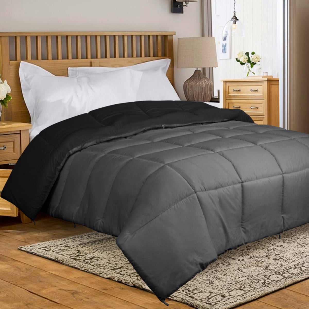 ROYALE Twin Comforter - All Season Down Alternative Bedding Comforter ...