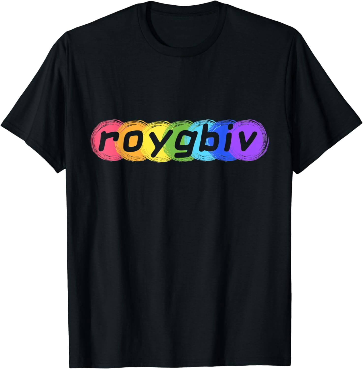 ROYGBIV Rainbow Watercolor Art Artist Art Teacher Gifts T-Shirt ...