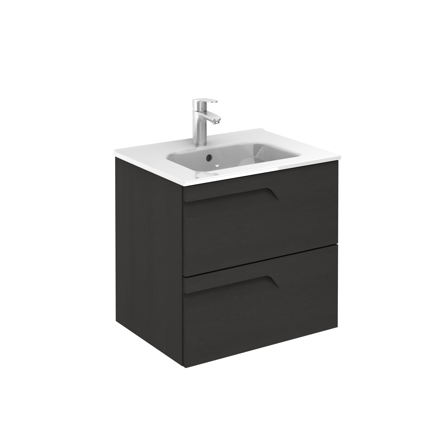 ROYO USA 24'' 2 DRAWER VITALE NATURE GREY WITH CERAMIC TOP AND MIRROR ...