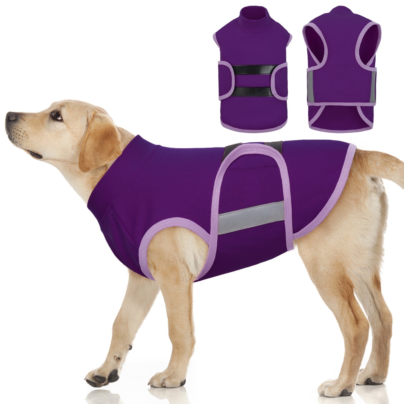 ROZKITCH Dog Anxiety Vest, Soft Breathable Calming Shirt, Adjustable ...