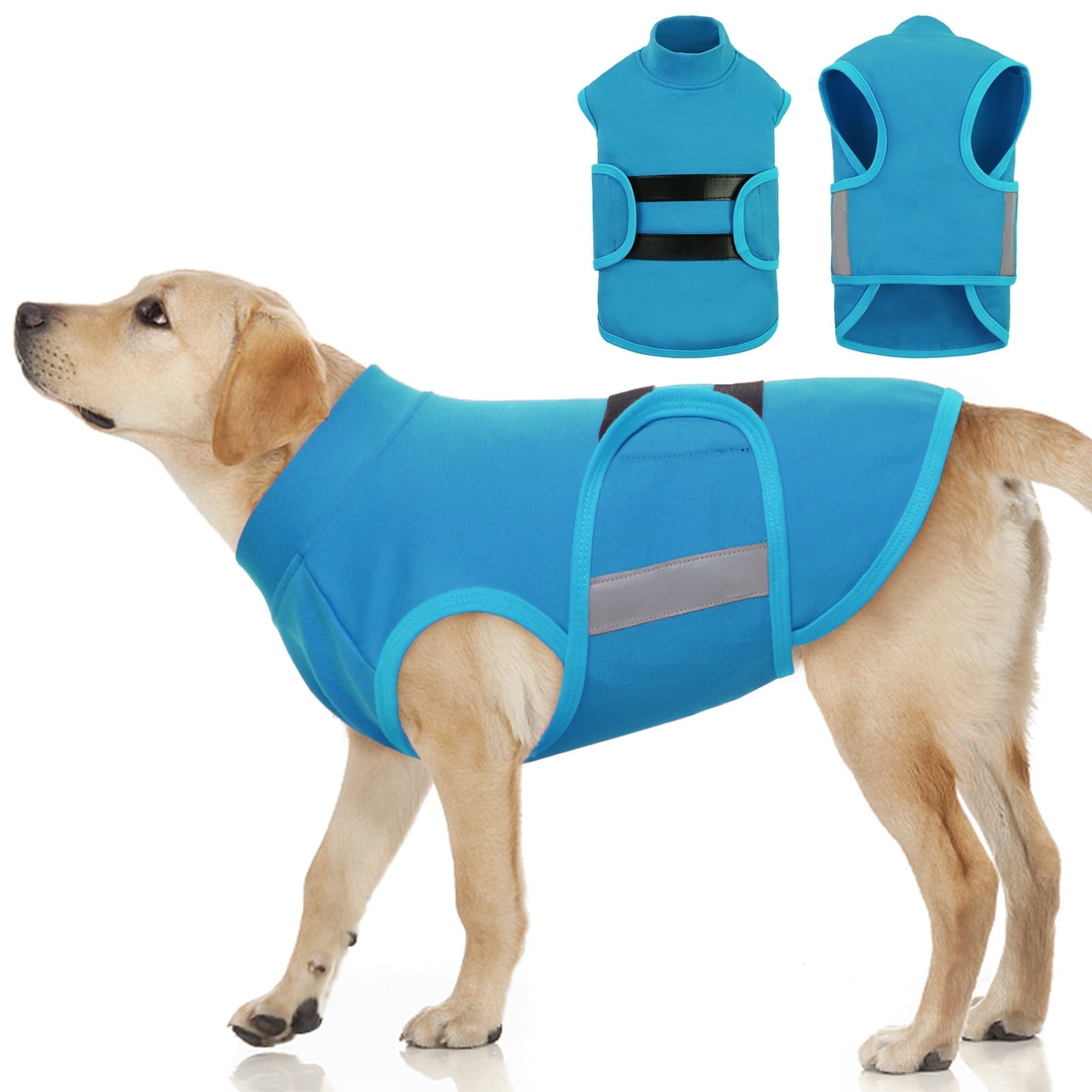 ROZKITCH Soft Dog Anxiety Vest, Calming Relief Shirt for Thunderstorms ...