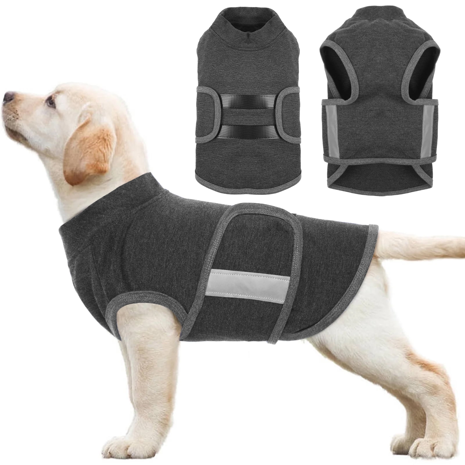 ROZKITCH Soft Dog Anxiety Vest Calming Shirt Adjustable Breathable ...