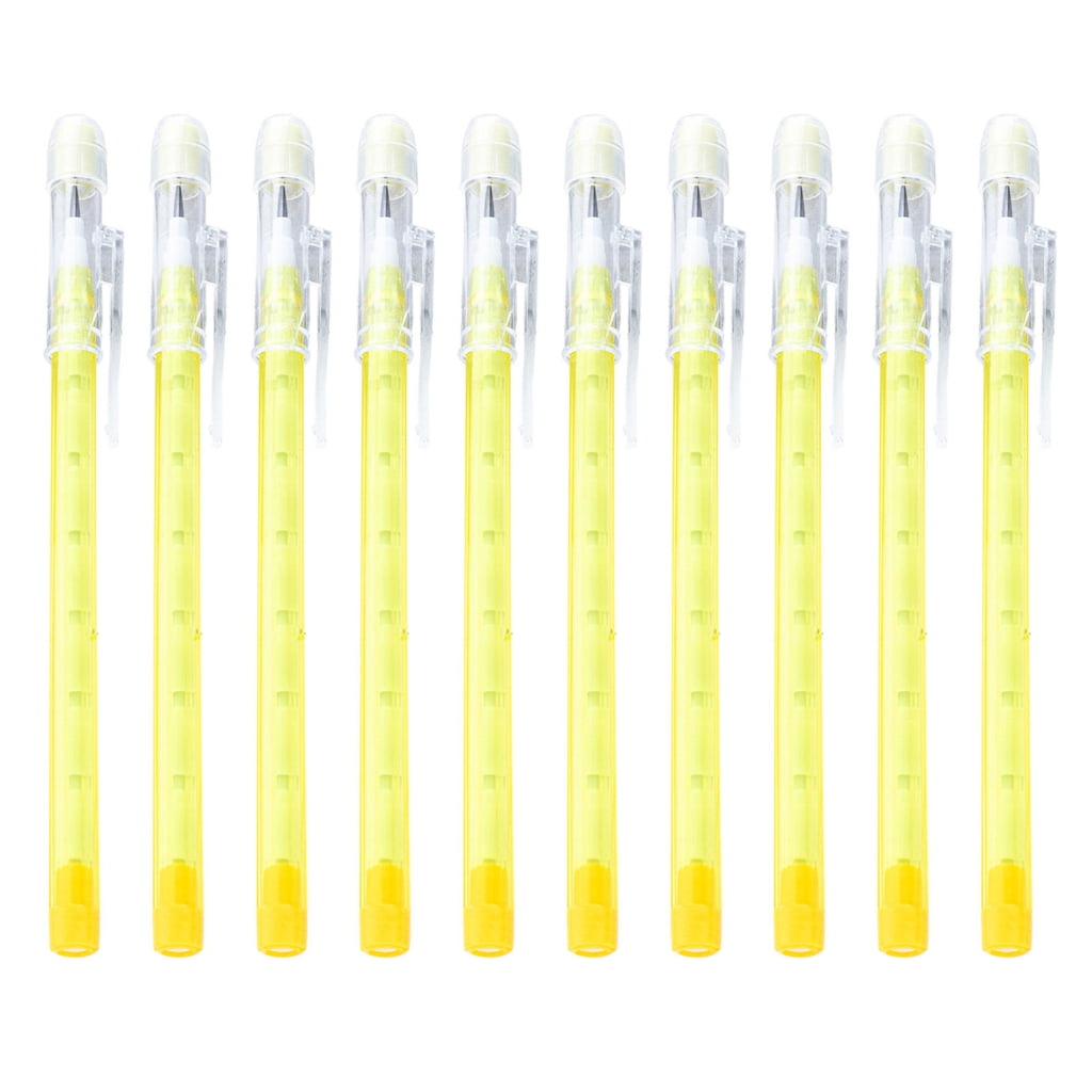 ROZYARD 10Pcs Stackable Pencils Set, Translucent Multiple Point Push ...