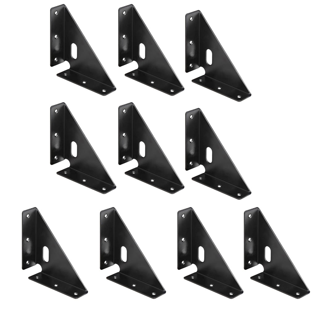 ROZYARD 10Pieces Stainless Steel Triangles Brackets for Table and Shelf ...