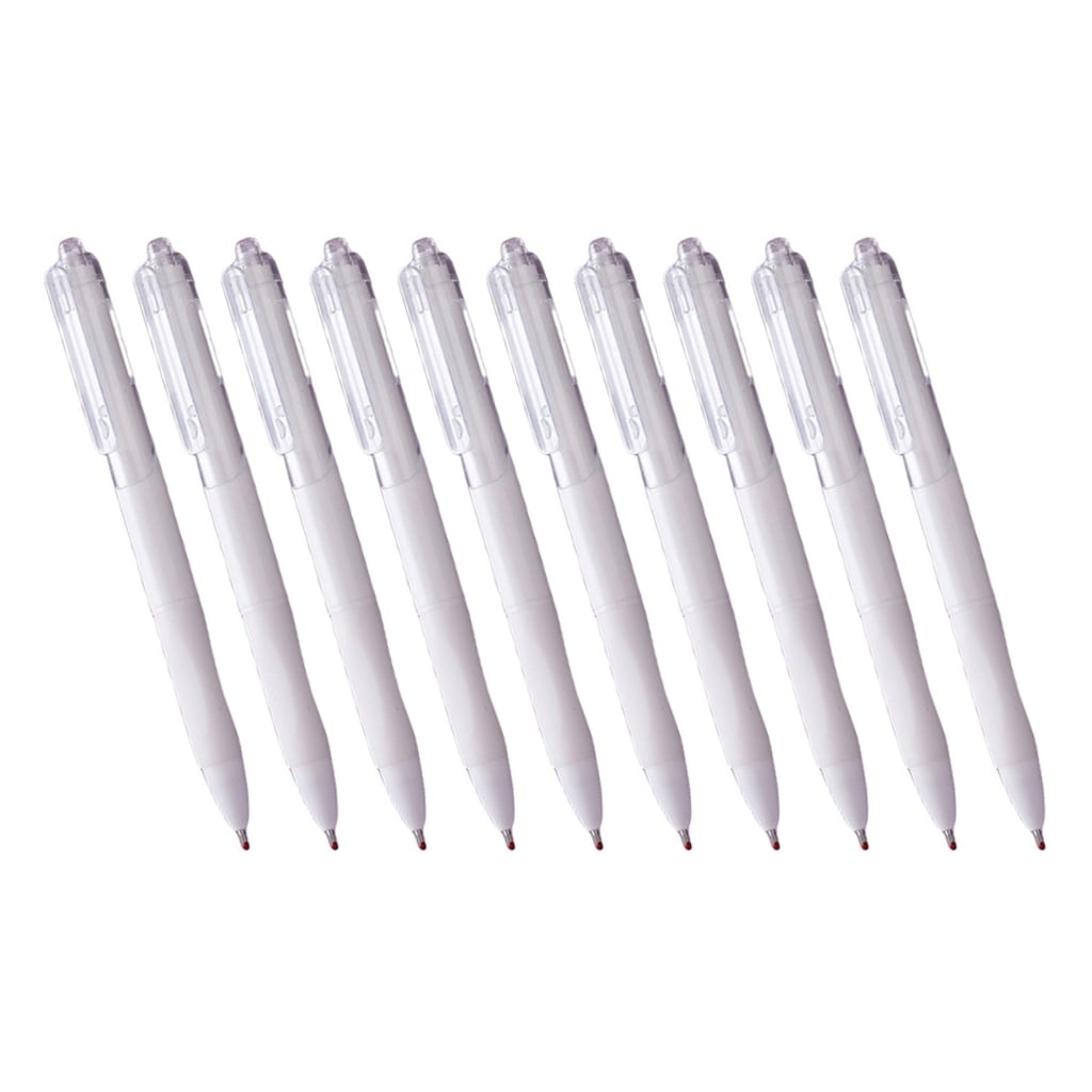 ROZYARD 10x Retractable Neutral Pen 0.5mm Gel Pen Black Ink Signature ...
