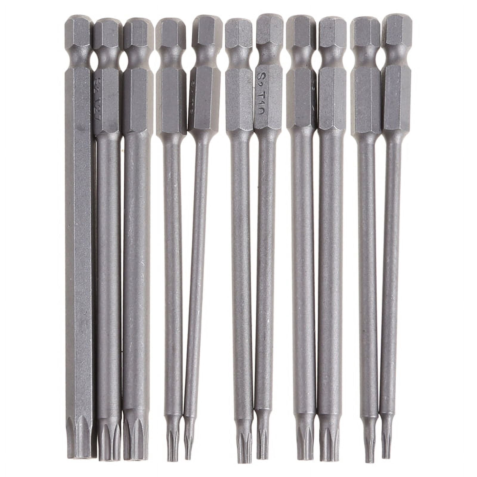ROZYARD 11/12pcs Tamper Proof Security Drill Bit Set Torx Screwdriver ...
