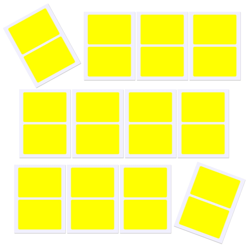 ROZYARD 12 Sheets/Pack Waterproof Moving Labels Color Coding Labels ...