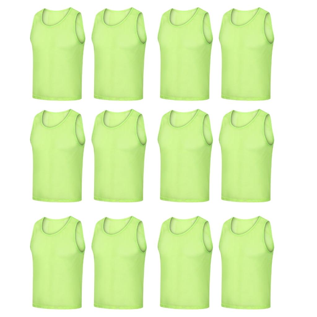 ROZYARD 12Pcs Team Vest Soccer Bibs Practice Jerseys Athletic Pinnies ...