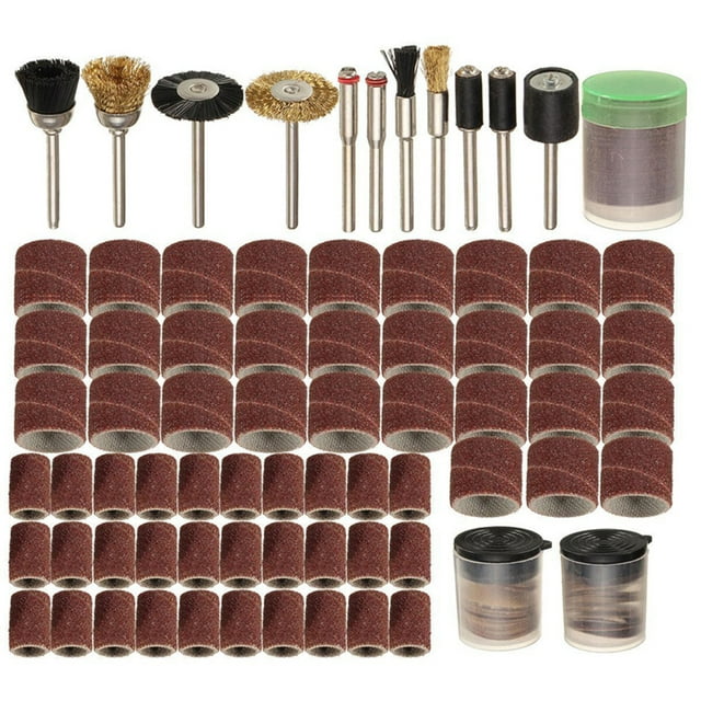 ROZYARD 150Pcs Rotary Power Tool Fits Dremel 1/8" Shank Sanding Polish ...