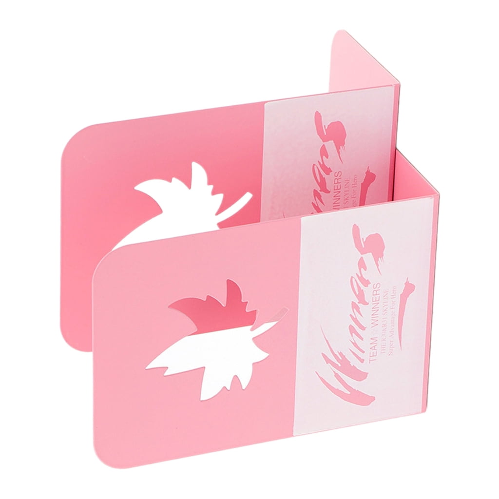 ROZYARD 2 Pcs Metal Book Holders L-Shaped Bookends Book Support ...