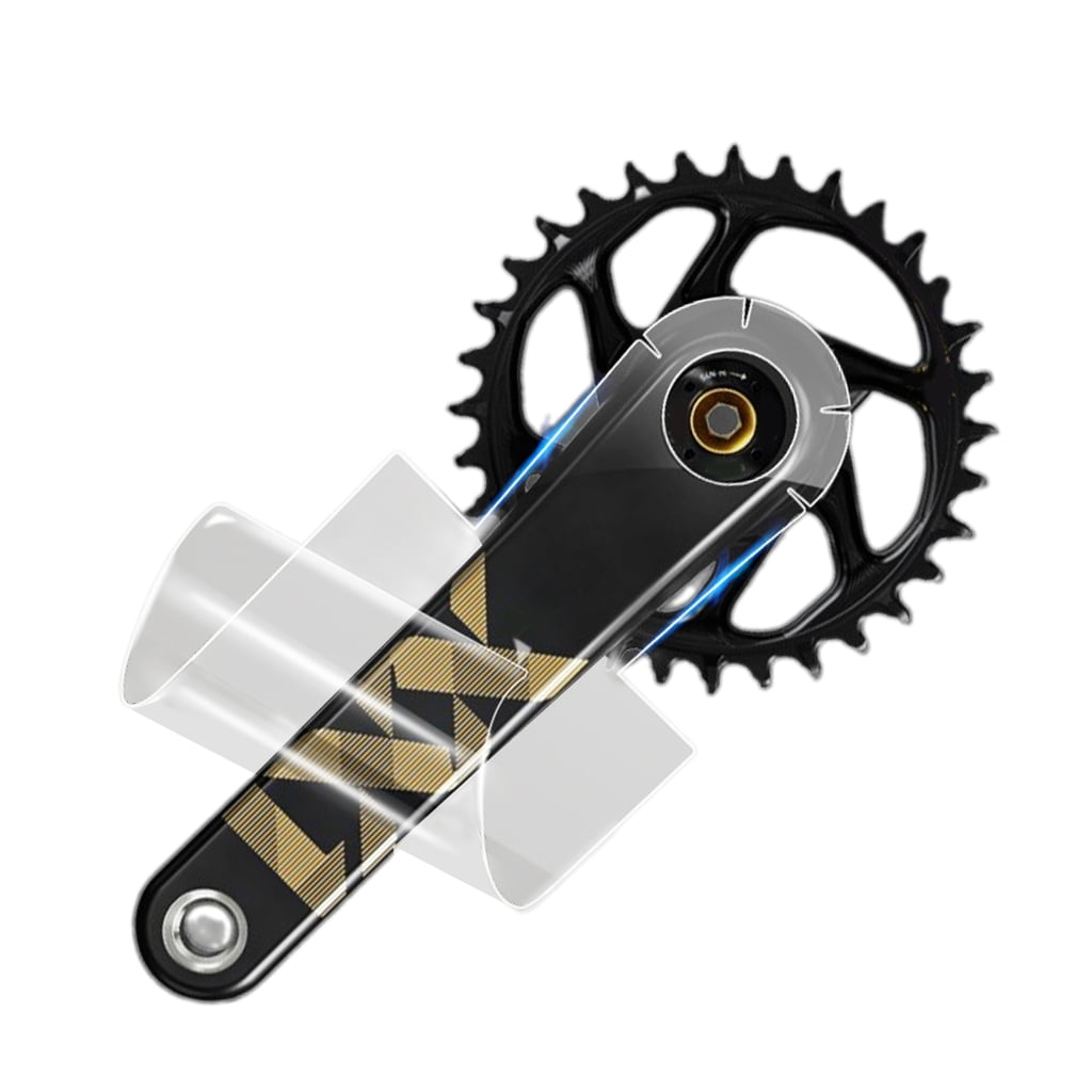 ROZYARD 2 Sheets Bikes Crank Stickers, Bikes Crank Arm Protective Film ...