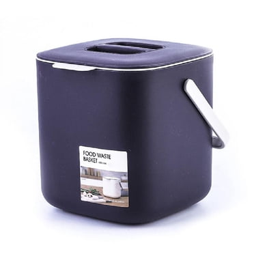 BLUE GINKGO Kitchen Compost Bin | Indoor Countertop Food Waste Bin with ...