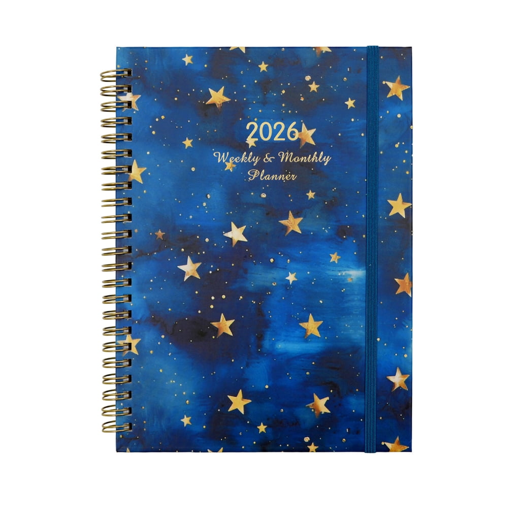 ROZYARD 2026 Hard Cover Calendar Planner Schedule Planner Notebook ...