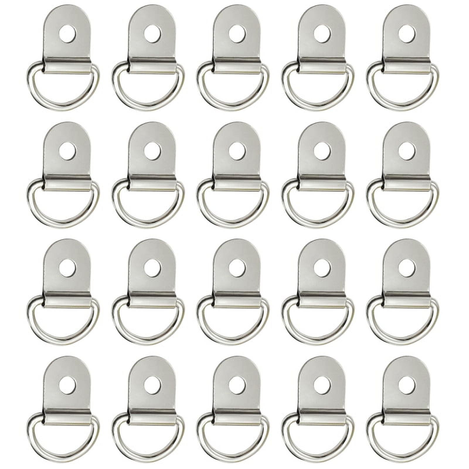 ROZYARD 20Pcs Metal D Ring D-rings Tie Down Anchors Ring for Car Truck ...