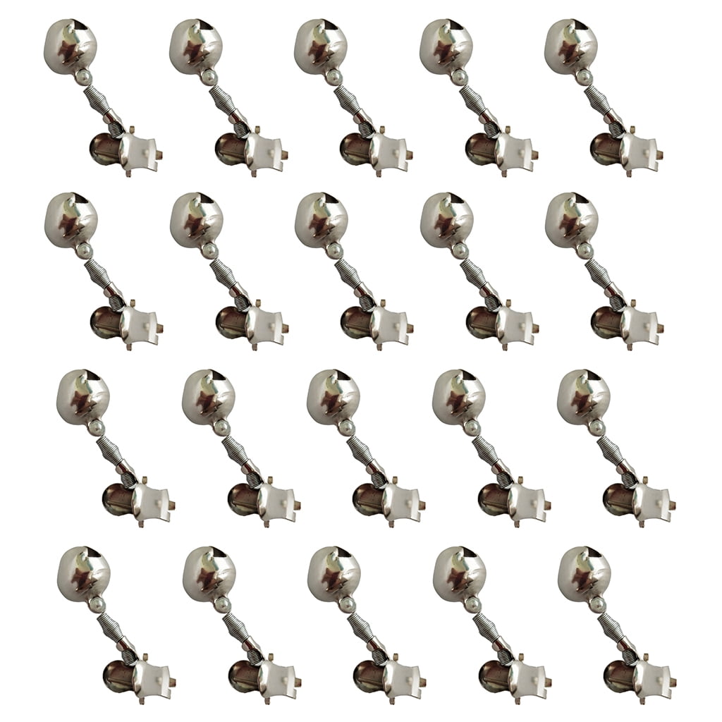 ROZYARD 20x Fishing Rod Alarm Loud Alert Bells Clips Fishing Rod Alarm ...