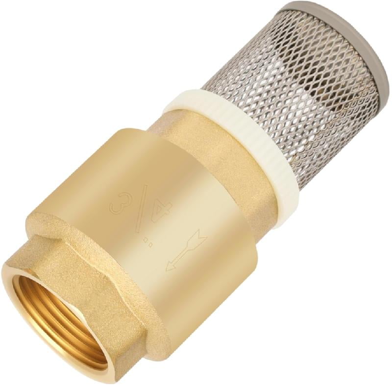 ROZYARD 3/4inch Brass Check Valves With Mesh Strainer for Industrial ...