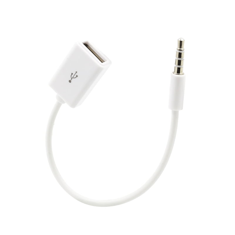 ROZYARD 3.5mm (1/8 inch) AUX Audio Plug Male to USB 2.0 Female OTG ...