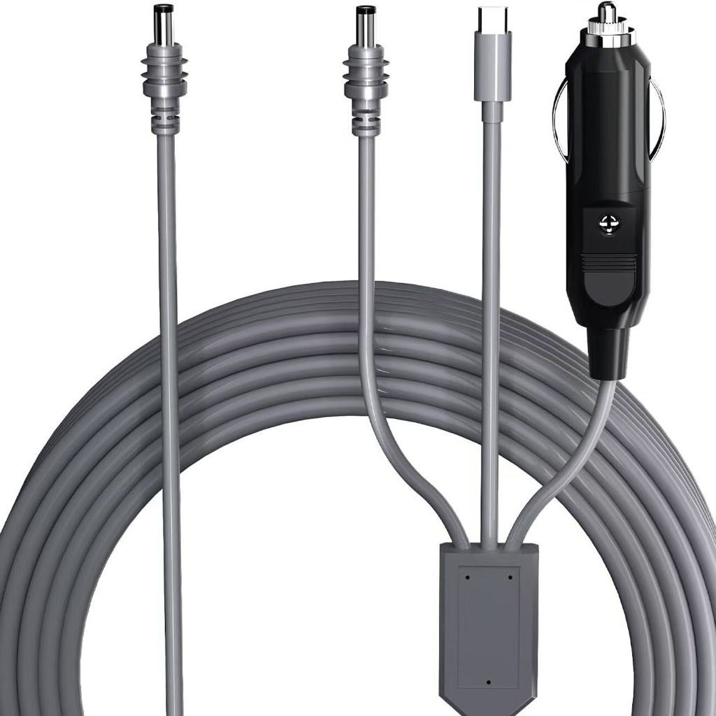 ROZYARD 3 In 1 Car Charger Power Cable 100W For Mini Satellite Dish ...