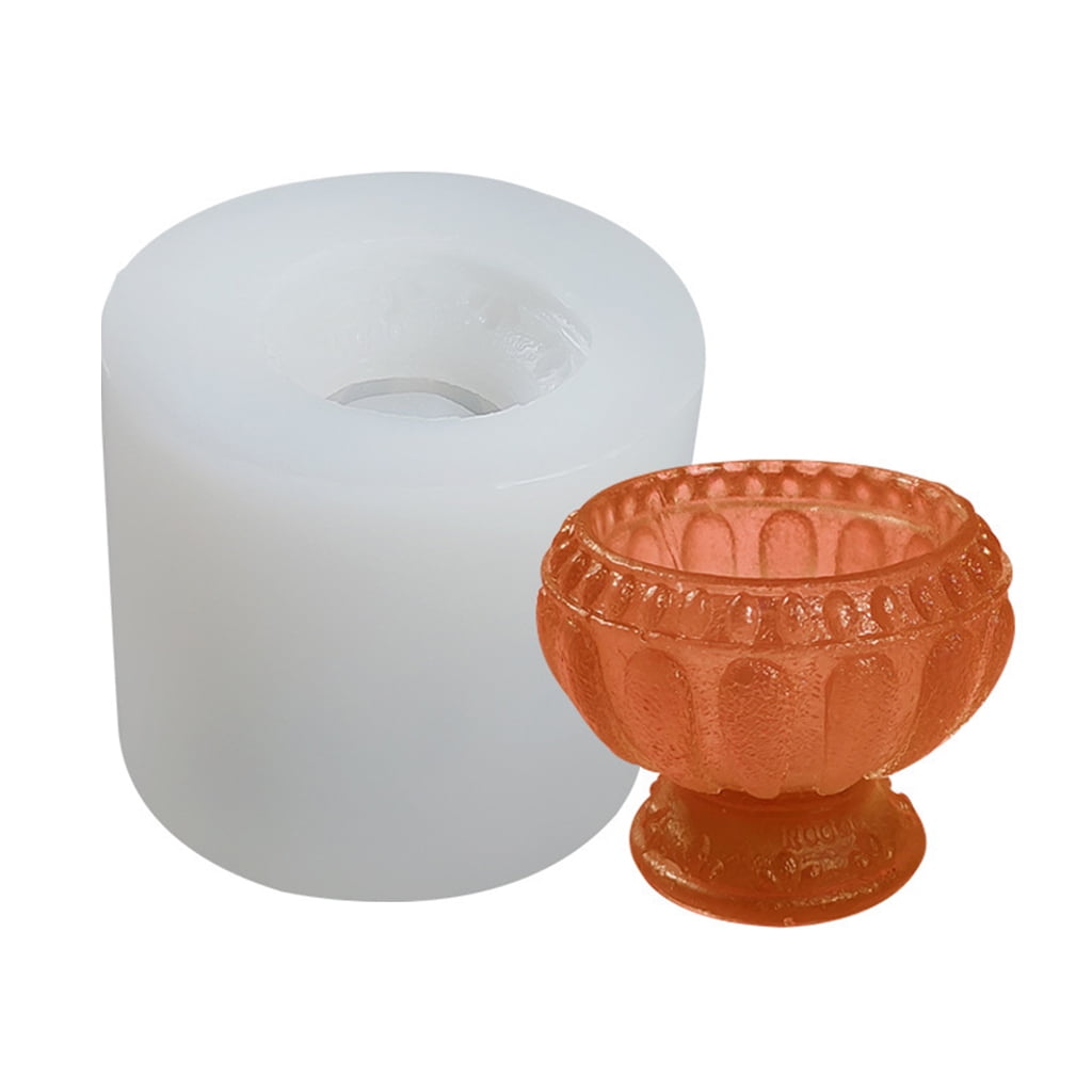 ROZYARD 3D Roman Column Candle Mold Silicone Glue Clay Soap Mould DIY ...