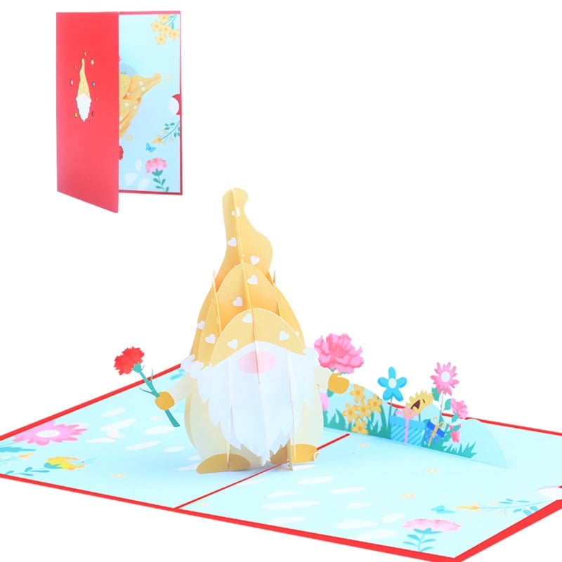 ROZYARD 3D for Pop Up Cards Mother's Day Gnome Greeting Cards for Mom ...