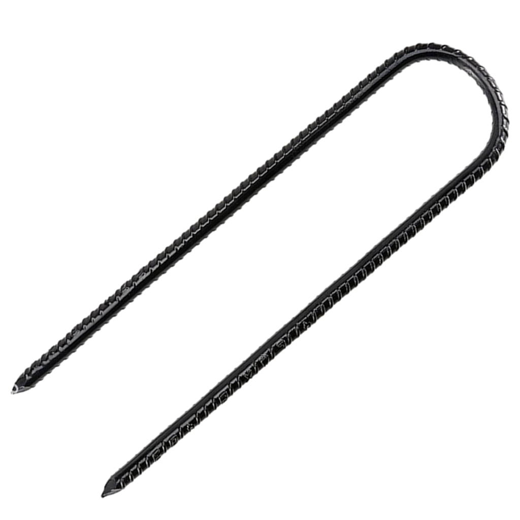 ROZYARD 3Pcs Ground Stakes L/Ushape Fence Stake for Trampolines Camping ...