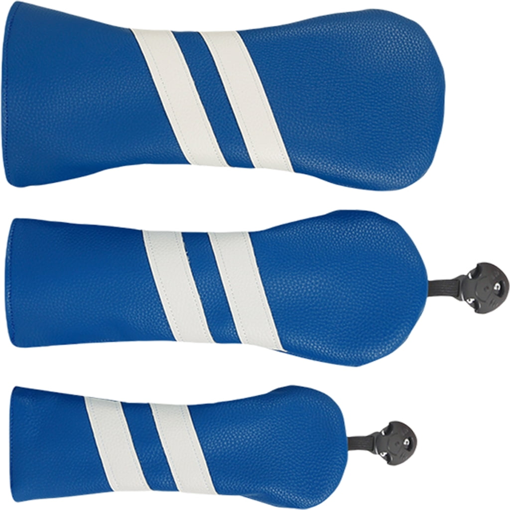 ROZYARD 3Pcs Stripe Pattern Fairway Wood Headcover Golfs Driver Fairway ...
