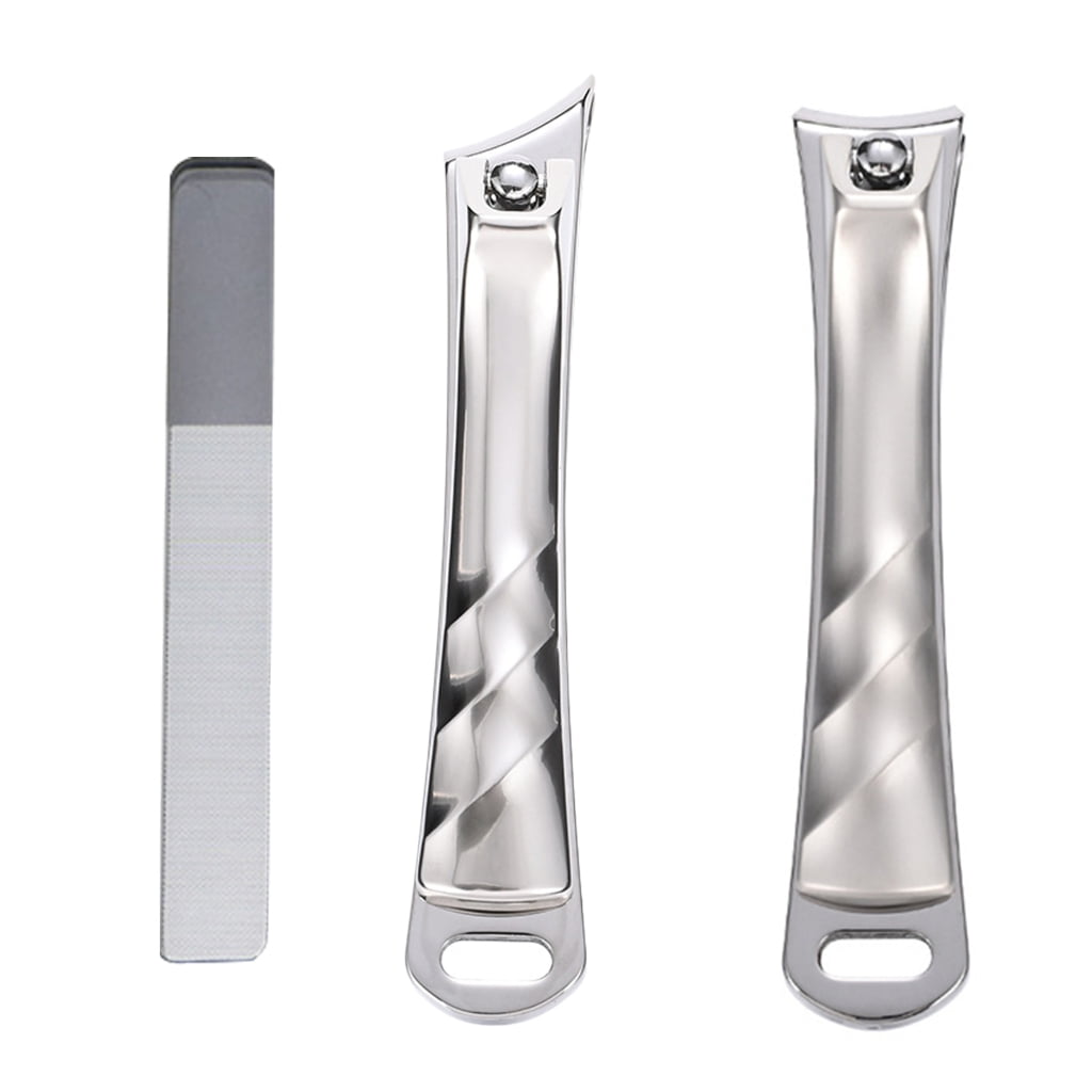 ROZYARD 3x Fingernail Clipper Nail Cutters Angled Nail Clippers Toenail ...