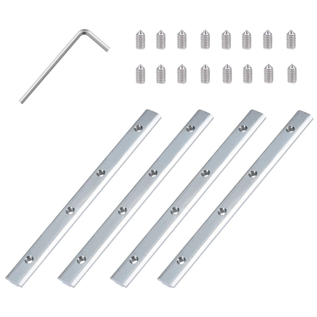 ROZYARD 4 Pack of Straight Line Track Connector with Screws, 180mm ...