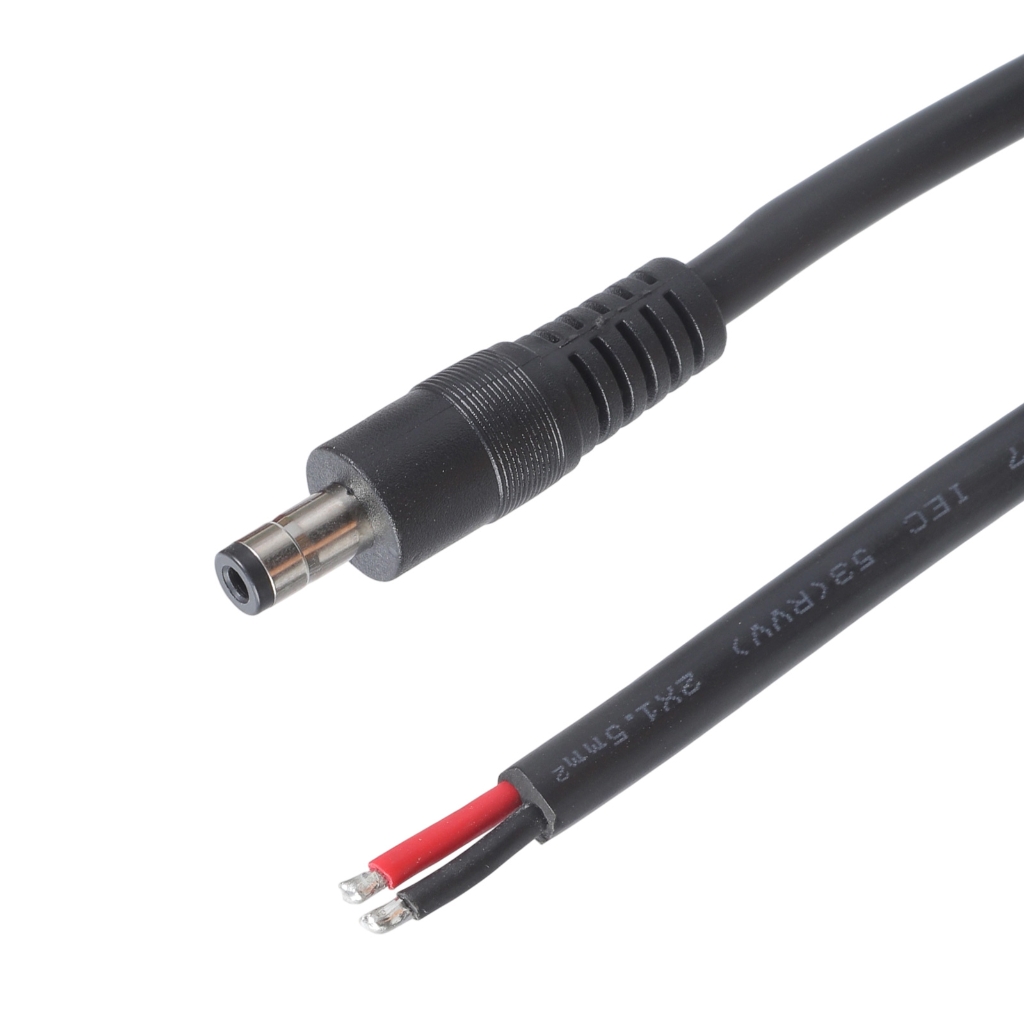 ROZYARD 5.5mmx2.5mm Bare Male Plug to Bare Wire Power Supply Power ...