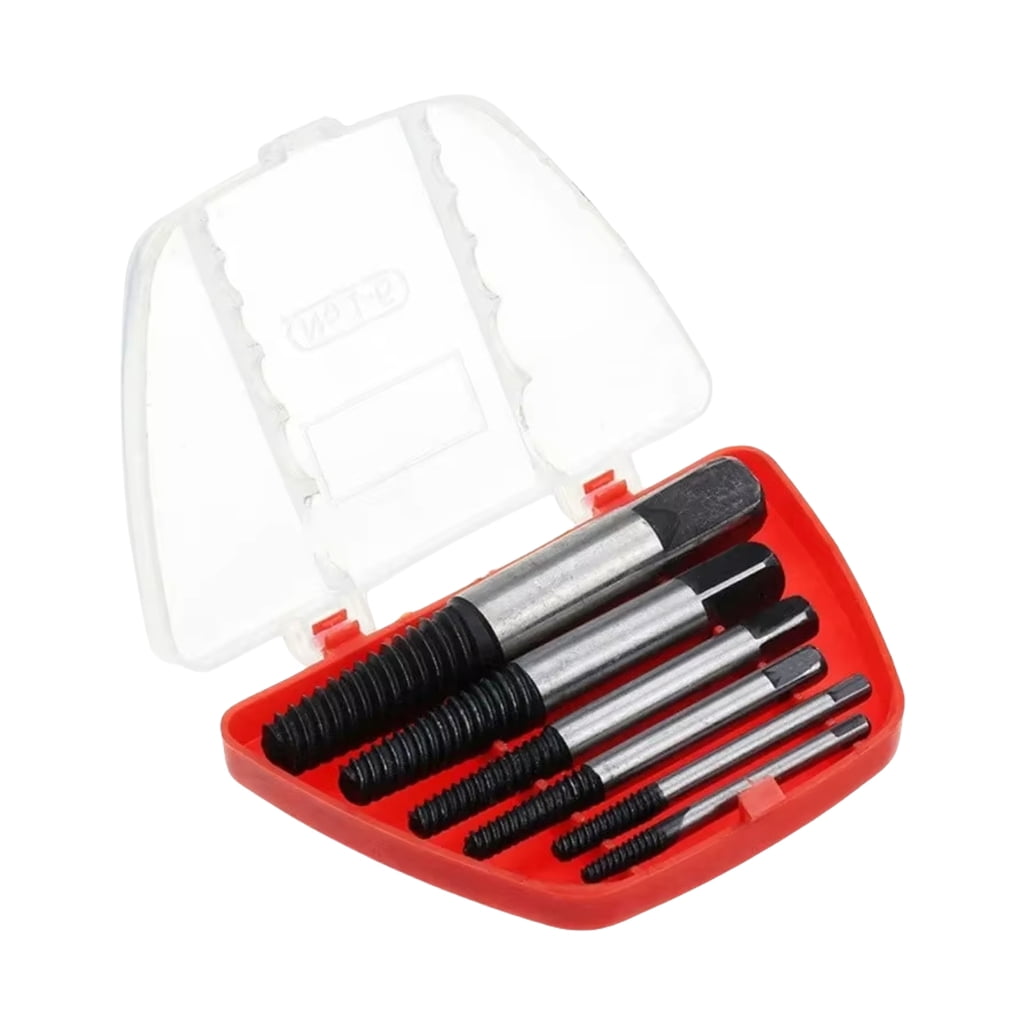 ROZYARD 5/6Pcs Screw Extractor Screw Pipe Extractor Household Screw ...