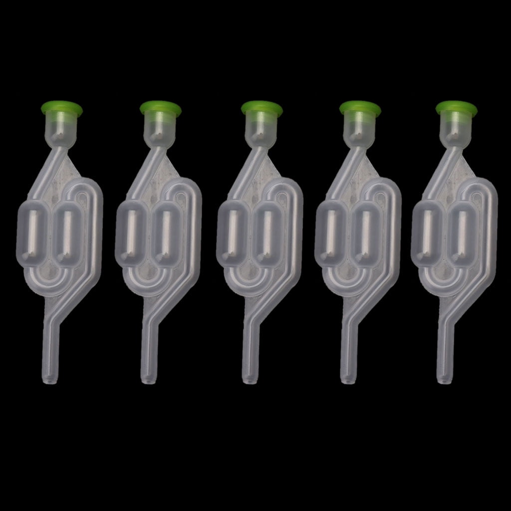 ROZYARD 5 Pcs S Shape Twin Bubble Airlock High Transparency ...