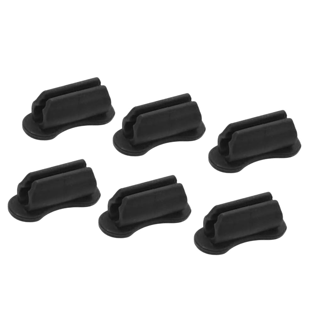 ROZYARD 6 Pack Pencil Holder Clip, Silicone Adhesive Pen Holder ...