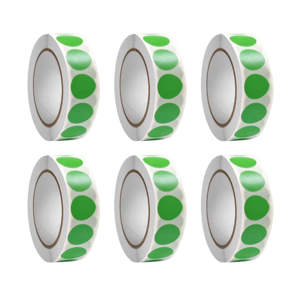 ROZYARD 6 Rolls Red Dot Sticker Circle Labels Round Sticker For ...