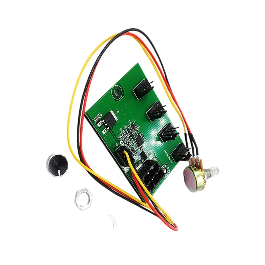 ROZYARD 6Pin To 3Pin 4Pin Fan Speed Motor Controller Board With Knob 4/ ...